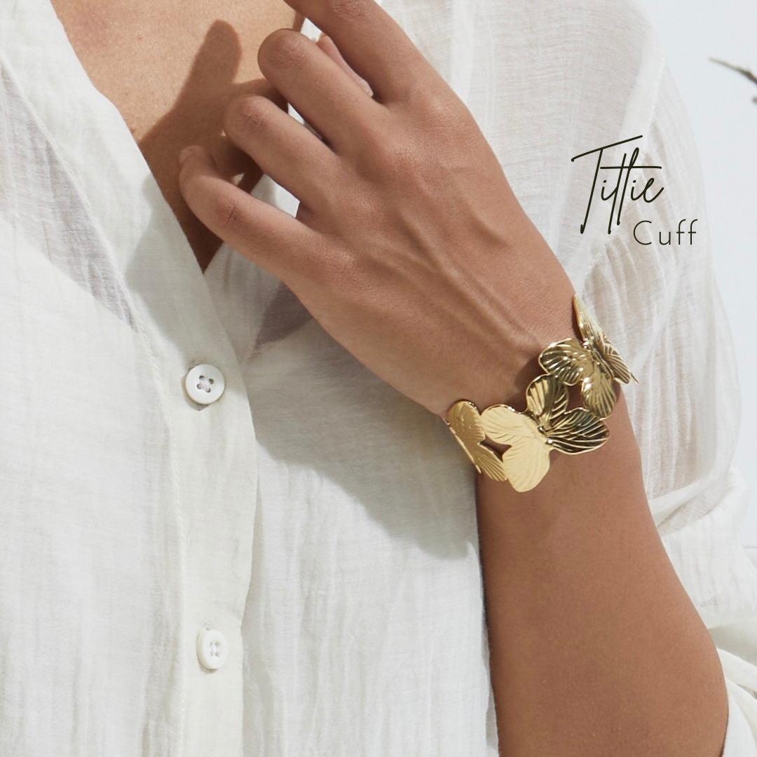 Titlie Gold Cuff – Aekay